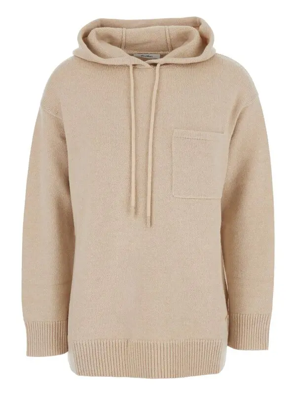 Max Mara Liana Cashmere Hoodie - Cream