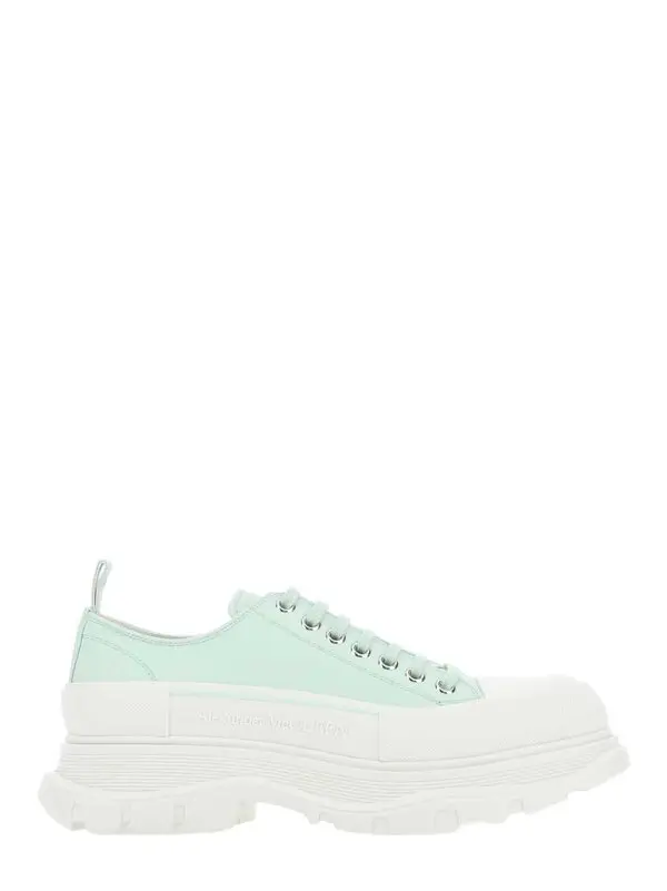 Alexander McQueen Sea Leather Tread Slick Sneakers - Green