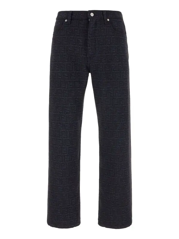 Fendi Monogrammed Jeans - Multicolor