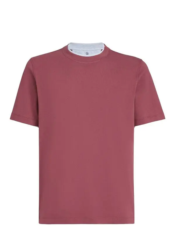 Brunello Cucinelli T-shirts & Vests T-shirts - Red