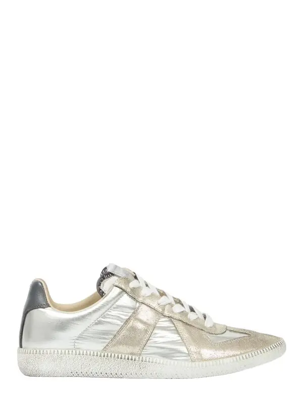 MAISON MARGIELA Replica Iridescent Sneakers - Silver