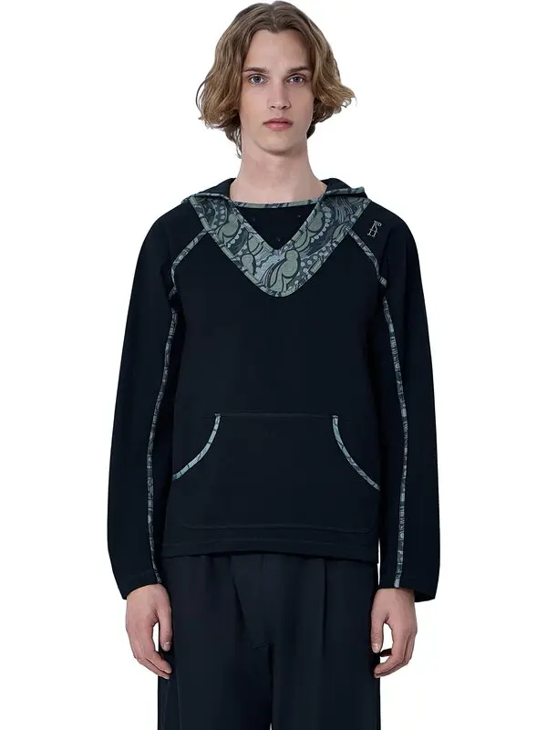 KIKO KOSTADINOV Gizi Hooded Top - Black