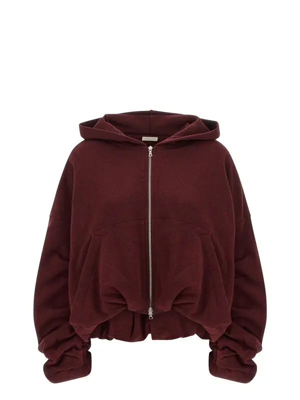 Dries Van Noten Hannett" Double-sided Cotton Hoodie - Multicolor