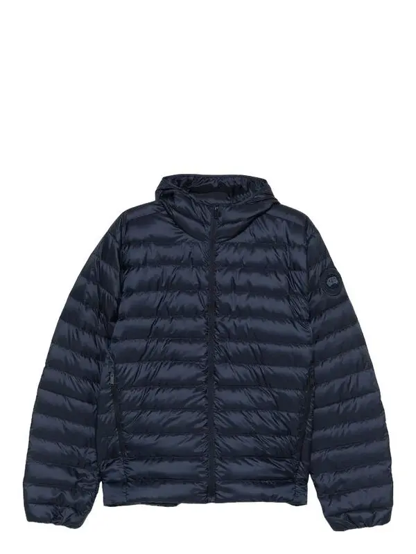 Canada Goose Dark Hooded Down Jacket - Blue