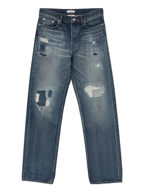 JW Anderson Straight-leg Denim Jeans - Blue