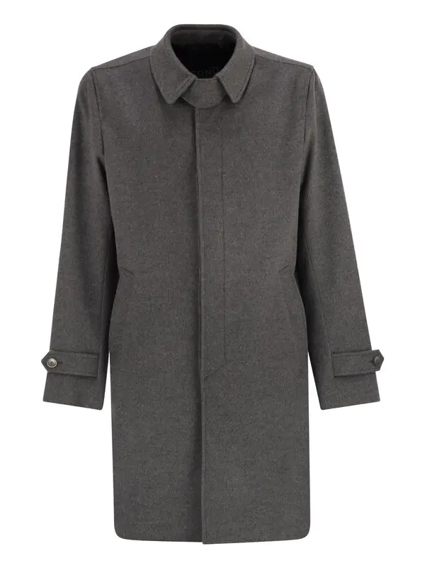 Herno Wool And Cashmere Coat - Gray