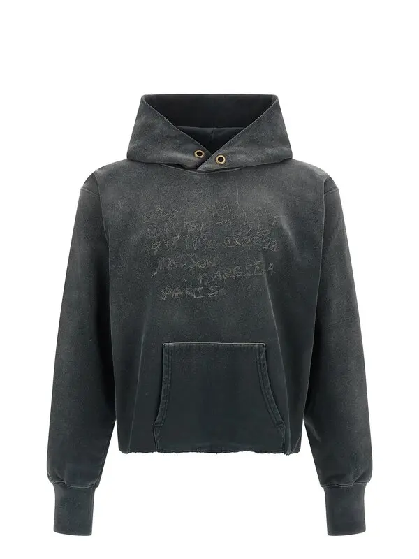 MAISON MARGIELA Numeric Signature Hoodie - Gray