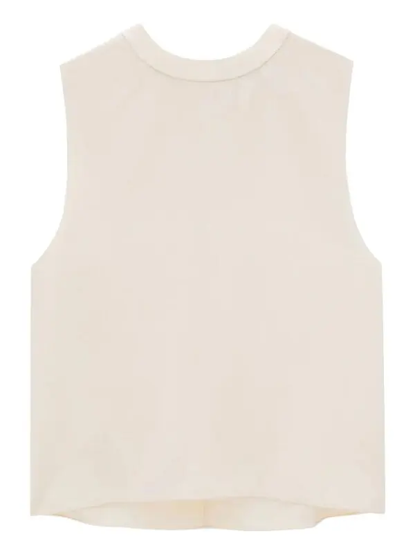 Saint Laurent Silk Tank Top - Multicolor