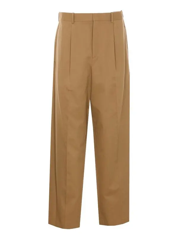 Loewe Anagram Patch Logo Pants - Cream