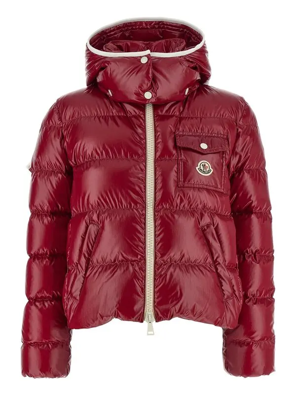 Moncler Andro Quilted Down Jacket - Red