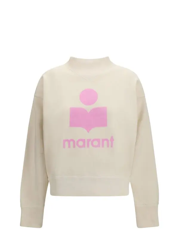 Isabel Marant Étoile Moby Logo Print Sweatshirt - Multicolor