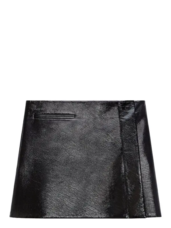 COURREGES One Minute Mini Skirt - Black