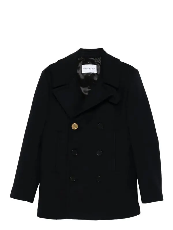 Givenchy Wool Caban Jacket - Blue