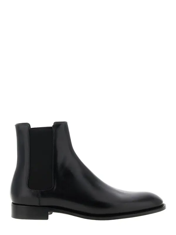 Saint Laurent Adrien" Chelsea Ankle Boots - Black