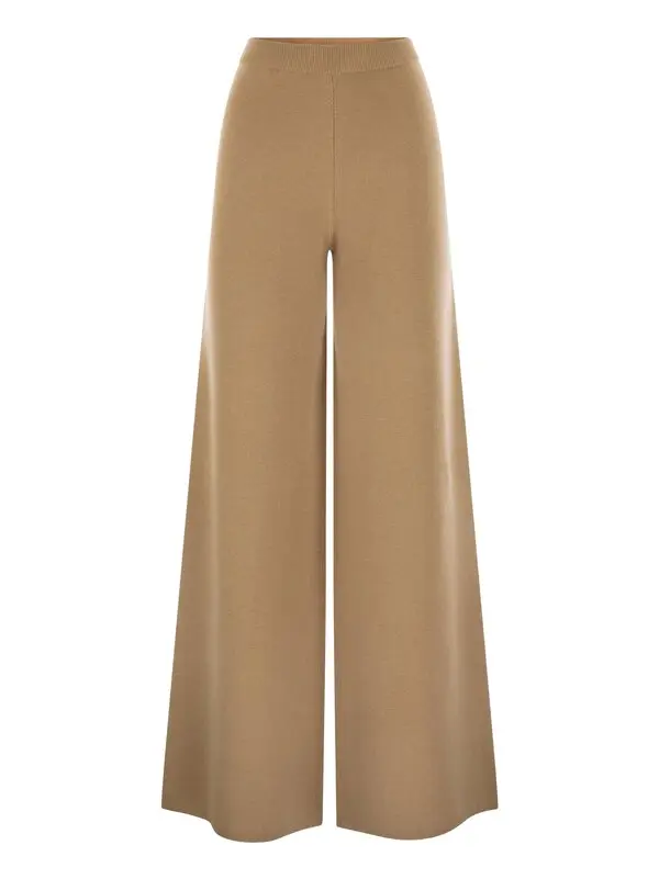 Max Mara Judy Wool And Cashmere Trousers - Brown