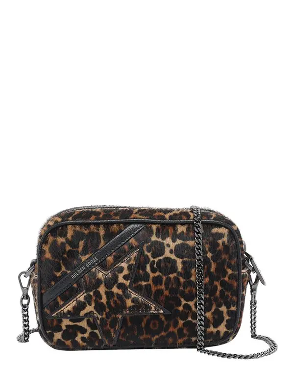 GOLDEN GOOSE Mini Star Crossbody Bag With Chain Strap - Multicolor