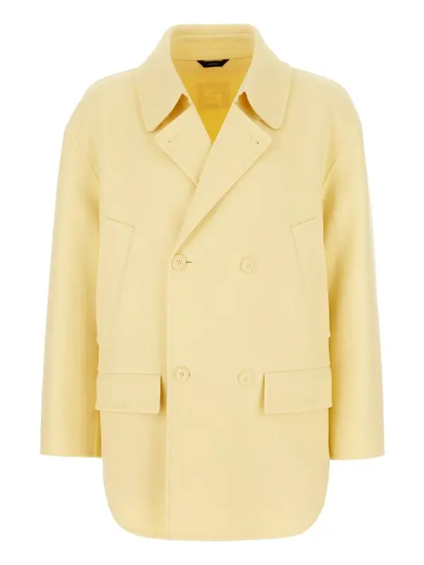 Fendi Double Breasted Coat - Multicolor
