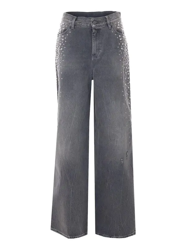 GOLDEN GOOSE Melody Boyfriend Jeans - Gray