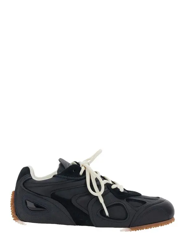 Axel Arigato Slow Runner" Leather And Suede Sneakers - Multicolor