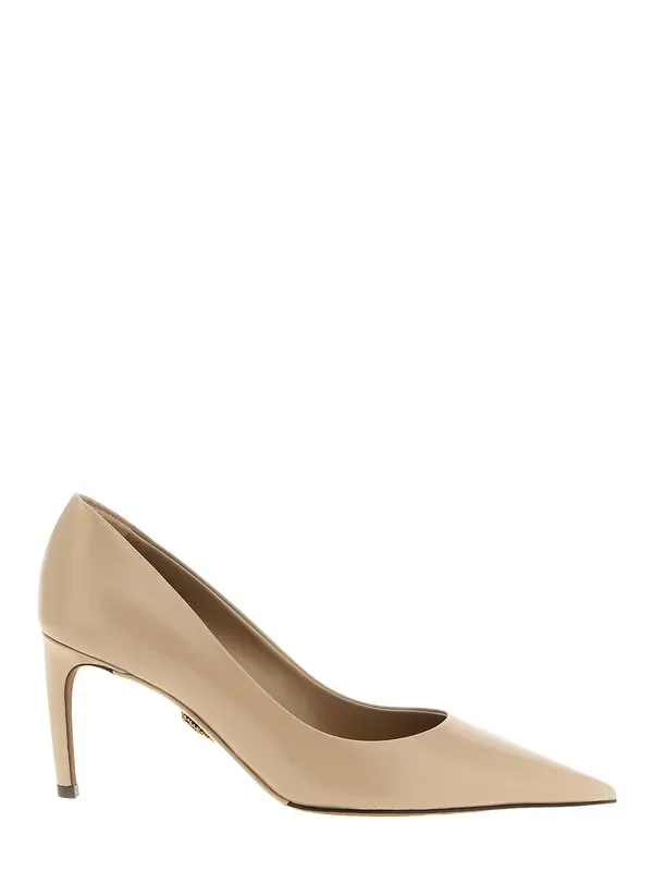 Dolce & Gabbana Calf Leather 'devotion' Pumps - Cream