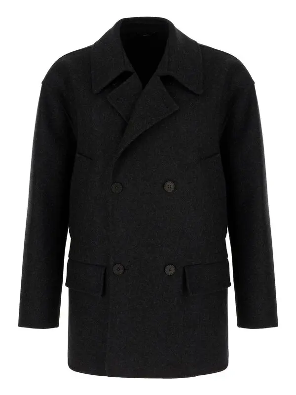 Fendi Double Breasted Coat - Multicolor