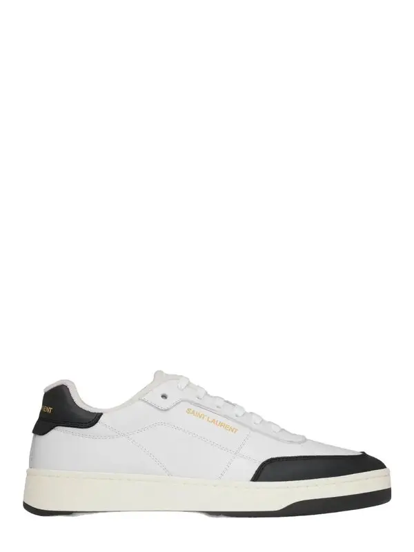 Saint Laurent Sl/61 Smooth Leather Sneakers - White