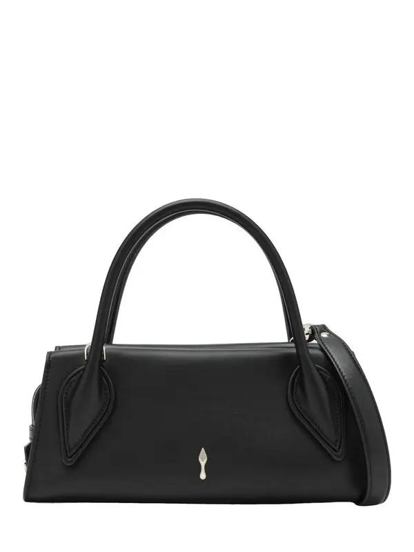 CHRISTIAN LOUBOUTIN Venus Crossbody Bag In Calf Leather - Black