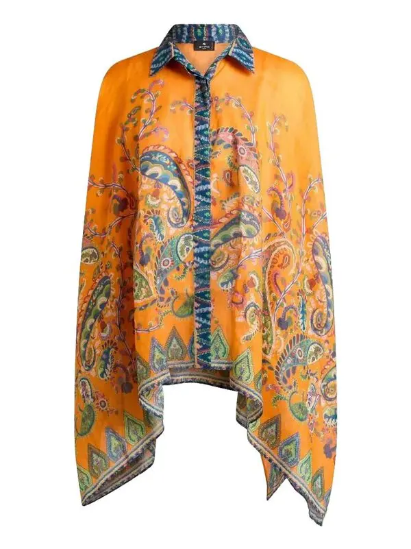 Etro Printed A-line Blouse - Multicolor