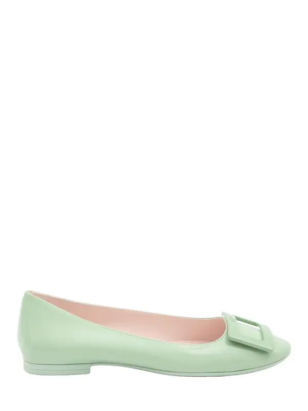 ROGER VIVIER Gommettine Leather Ballet Flats - Multicolor