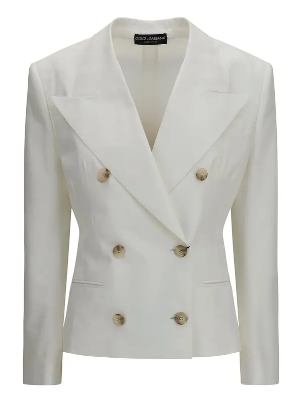 Dolce & Gabbana Double-breasted Blazer - White