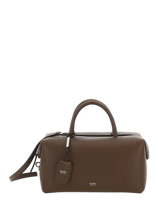 Max Mara Leather Holdall Media Bag - Multicolor