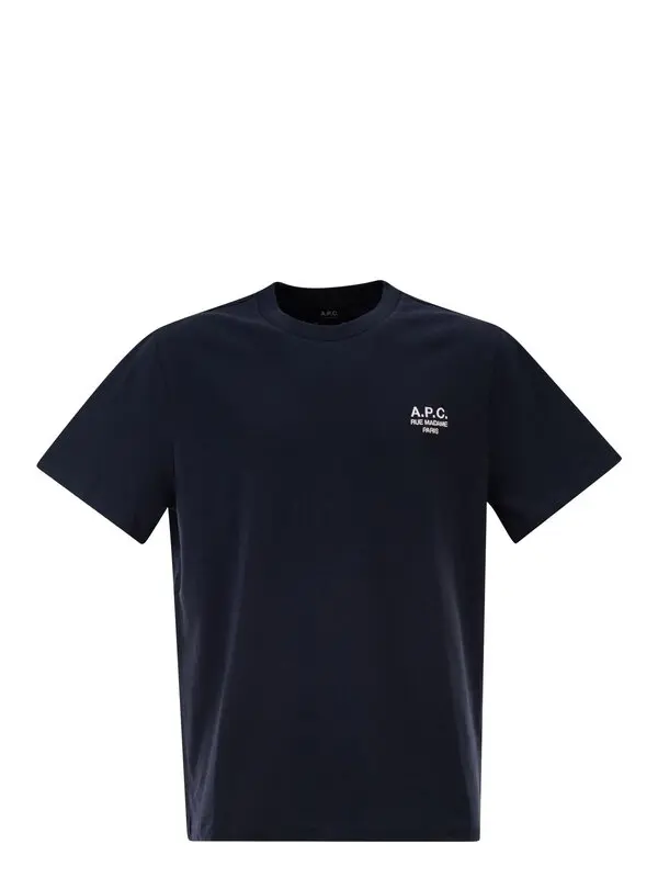 A.p.c. Rue Madame Organic Cotton Jersey T-shirt - Blue