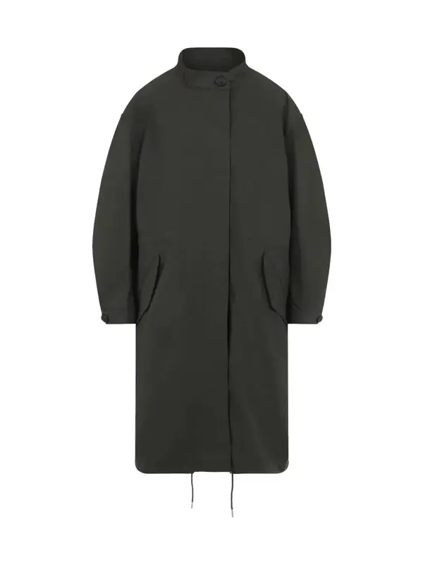 Givenchy Cotton Parka With Stamp Print - Green