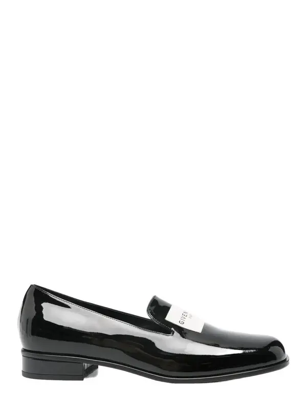 Givenchy Tux Loafers In Patent Leather - Black