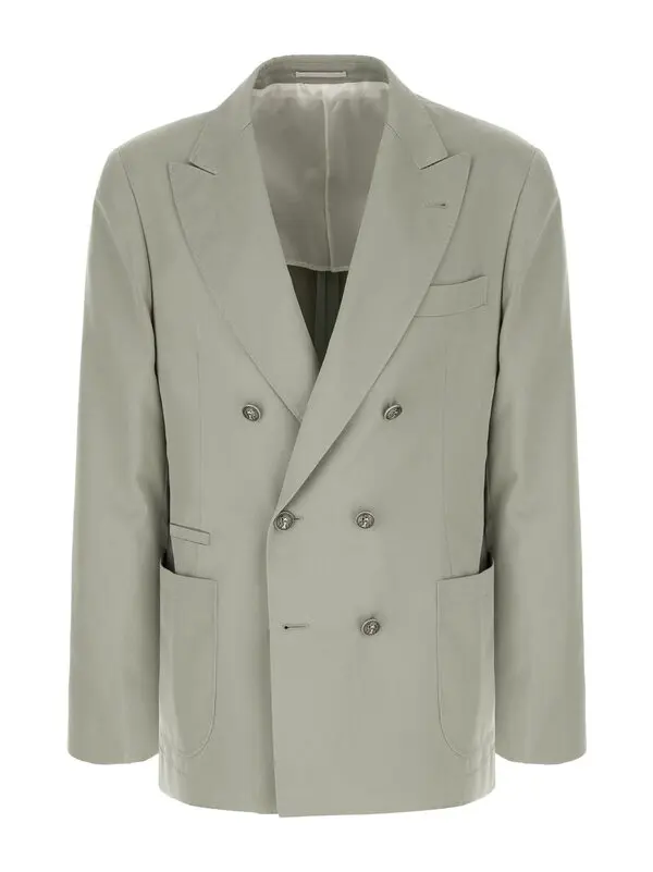 Brunello Cucinelli Double-breasted Blazer - Multicolor