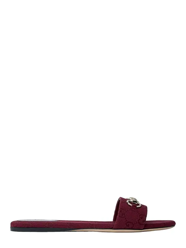 Gucci Horsebit Slides - Red