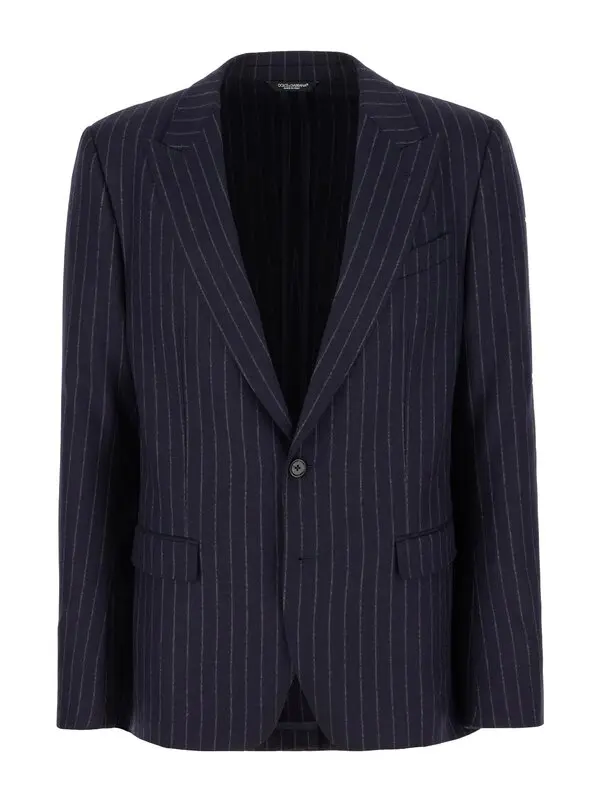 Dolce & Gabbana Striped Blazer - Multicolor