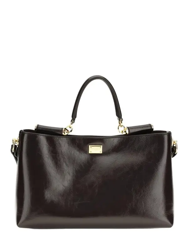 Dolce & Gabbana Vittoria Medium Handbag - Brown