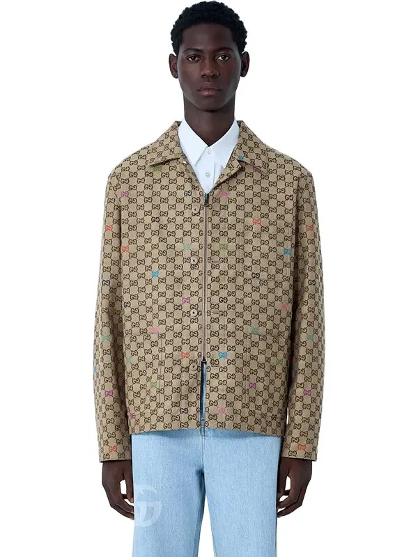Gucci Gg Canvas Jacket - Multicolor
