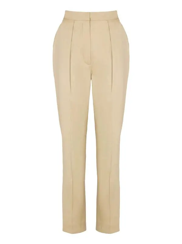 Balmain Tailored Trousers With Dart Detailing - Cream
