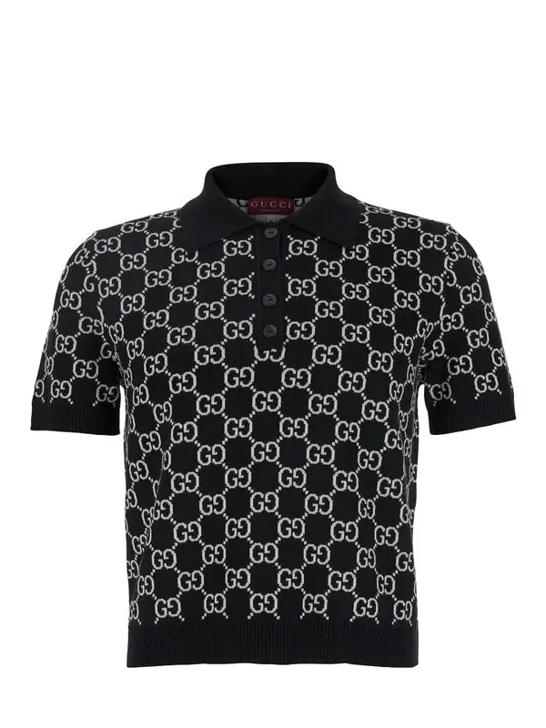 Gucci Gg Canvas Polo Shirt - Multicolor