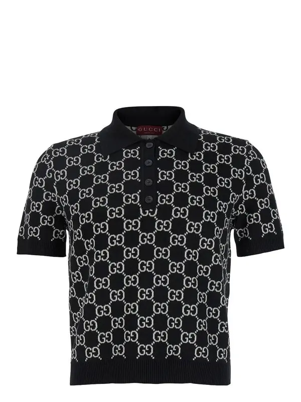 Gucci Gg Canvas Polo Shirt - Multicolor