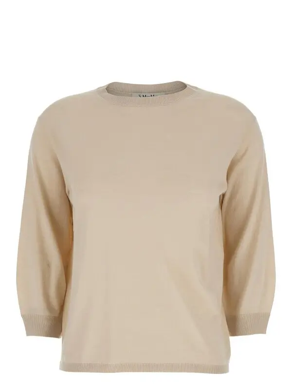 Max Mara Amici Virgin Wool Sweater - Cream