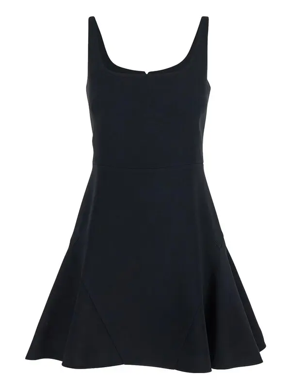 Givenchy Sleeveless Flared Mini Dress With Square Neckline - Multicolor