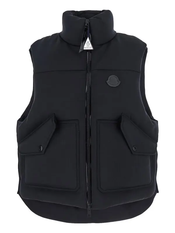 Moncler Otis High-neck Tech Fabric Vest - Multicolor