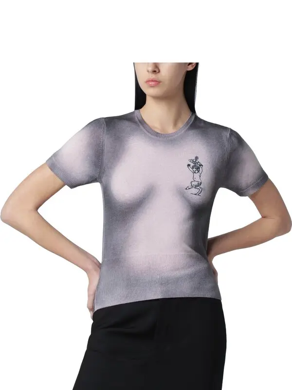 VIVIENNE WESTWOOD Degradé Knit Cardigan - Pink