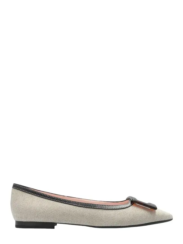 ROGER VIVIER Gommettine Buckled Pointed Toe Ballet Flats - Multicolor