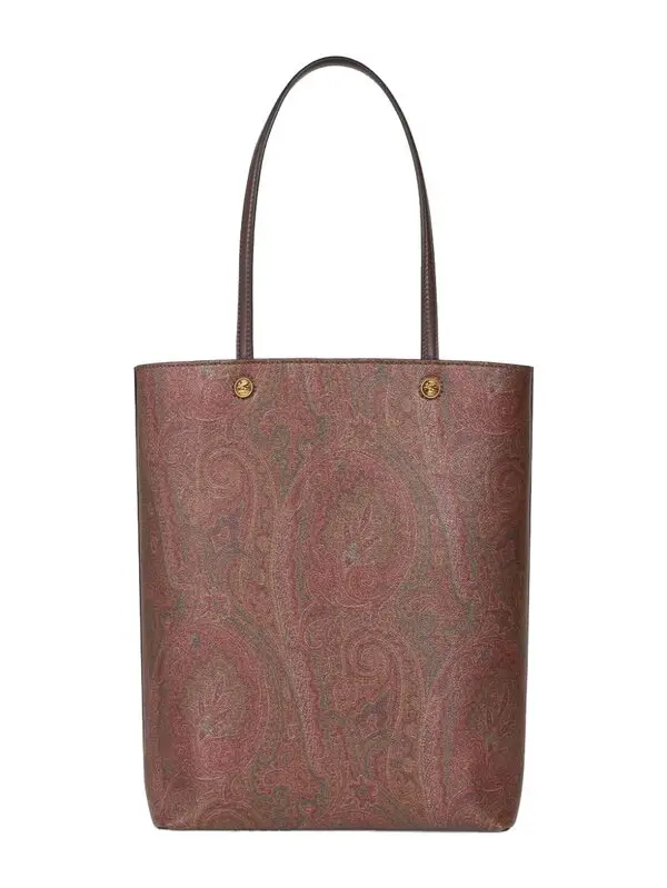 Etro Paisley Tote Bag With Pochette - Brown