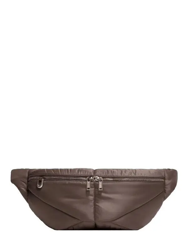 Moncler Quilted Belt Bag - Gray