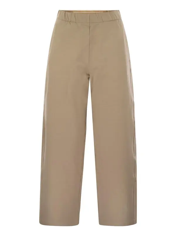 Max Mara Filovia Silk And Cotton Fleece Trousers - Multicolor